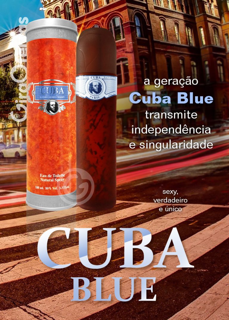 Perfume Cuba Blue Eau de Toilette - GiraOfertas
