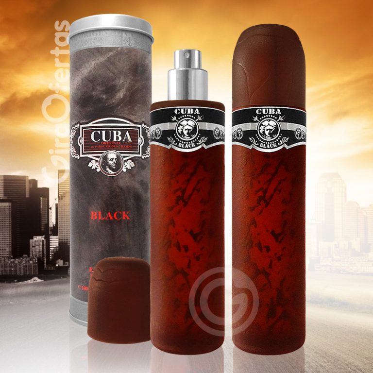 Perfume Cuba Black Eau de Toilette Masculino - GiraOfertas