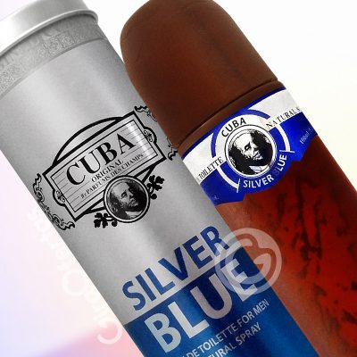 Perfume Cuba Silver Blue Eau de Toilette Masculino - GiraOfertas