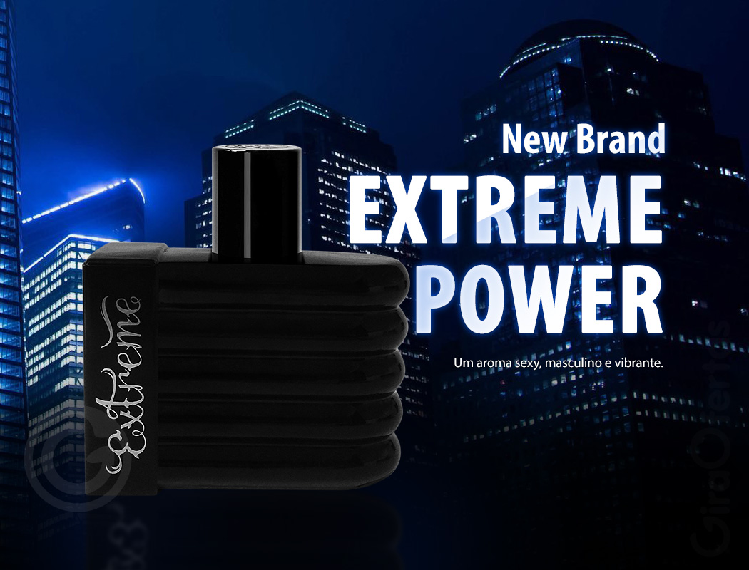 Extreme Power New Brand Eau de Toilette Masculino - GiraOfertas