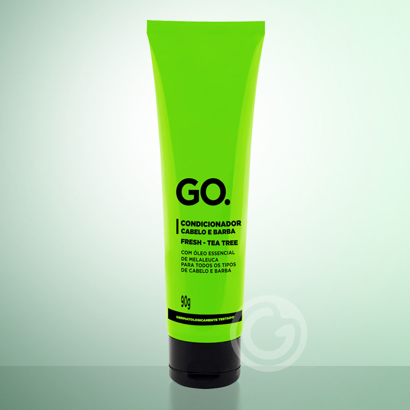 GO. Man Fresh Tea Tree - Condicionador para Cabelo e Barba - GiraOfertas